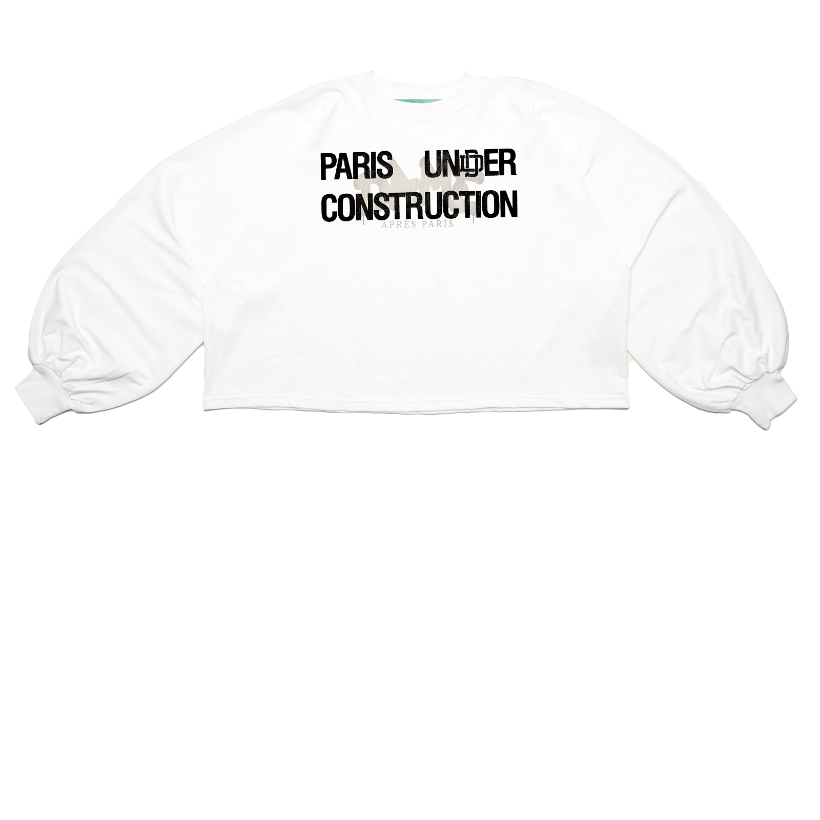 PARIS UNDER CONSTRUCTION WHITE UNIFORM LS TSHIRT – DAME APRÈS PARIS